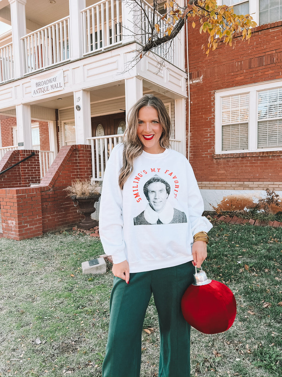 friday+saturday: buddy the elf smiling is my favorite sweatshirt ...